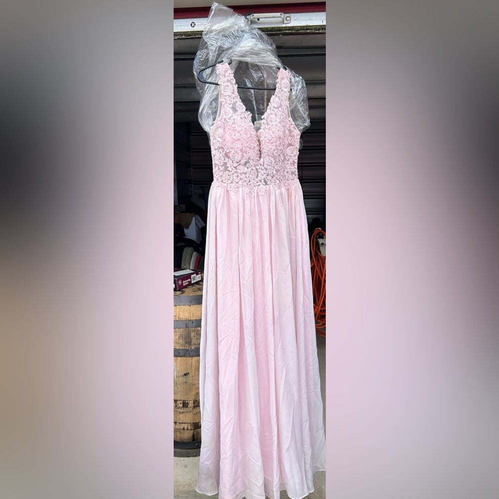 Custom Pink Prom Dress - Gem